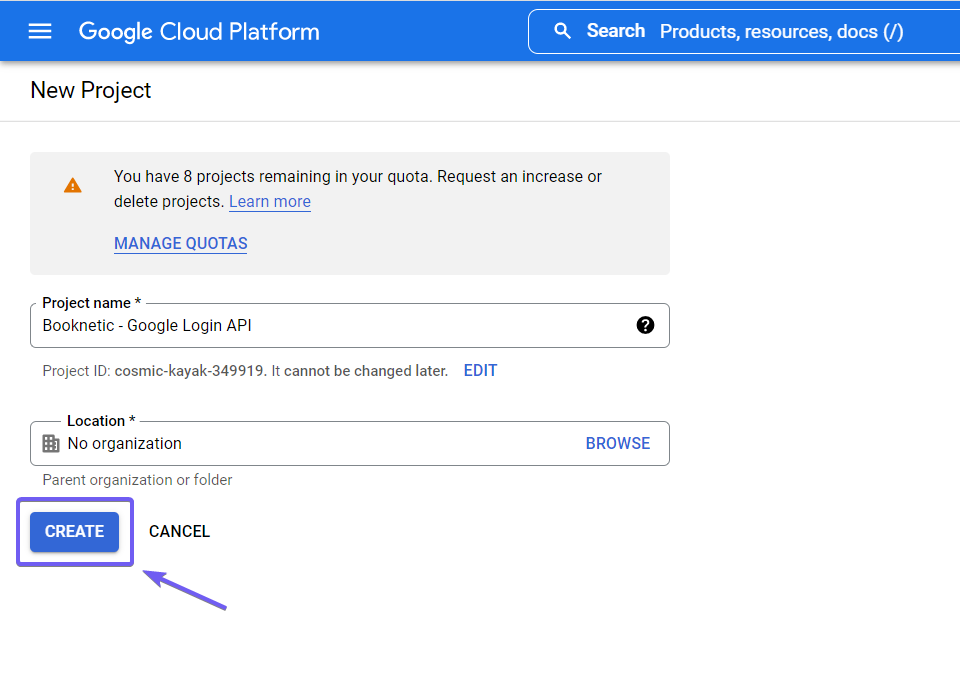 Continue with Google button
