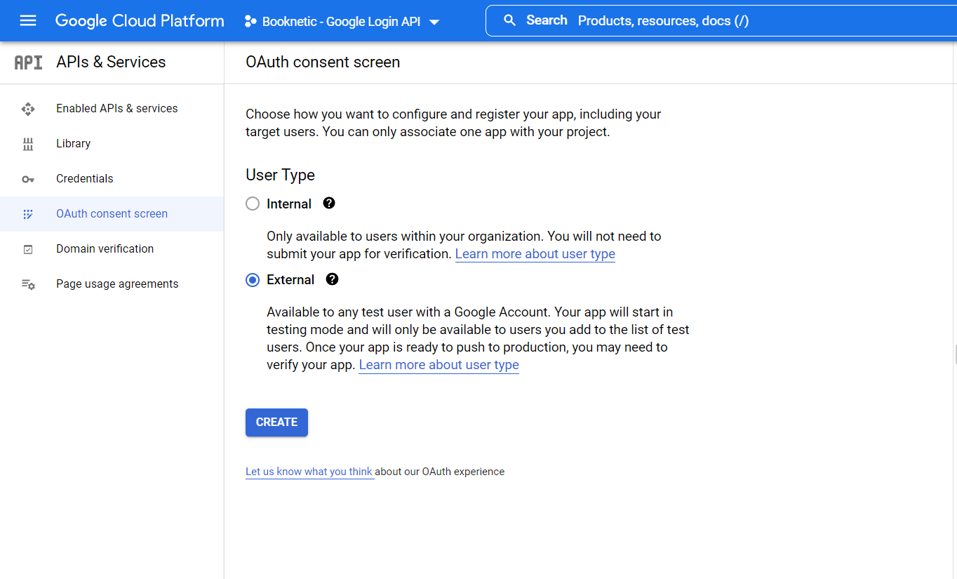 Continue with Google button